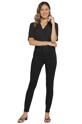 NYDJ Women's Ami Skinny Legging Denim Jeans, Black, 14