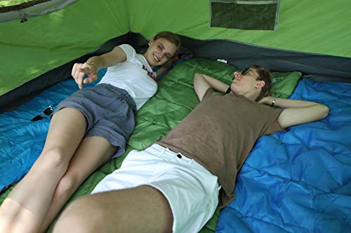 ALPHA CAMP 3/4 Person Camping Dome Tent with Carry Bag, Lightweight Waterproof Portable Backpacking Tent for Outdoor Camping/Hiking - 7' x 8' Green
