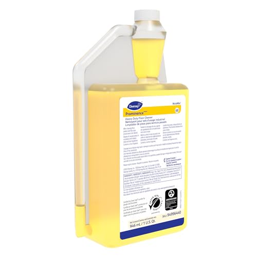 Diversey Floor Cleaner, 32 oz., Citrus, Yellow