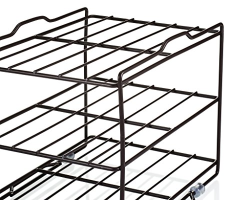 Kitchen Wrap Organizer Rack - Cabinet Organizer for Food Wrap and Foil - Pantry Organization for Parchment Paper and Plastic Food Bags