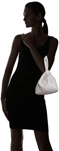 Jessica McClintock Logan Mesh Evening Pouch, Silver