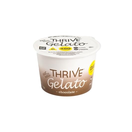 Thrive Frozen Nutrition, Chocolate Gelato, 4 oz Cups (36 count)