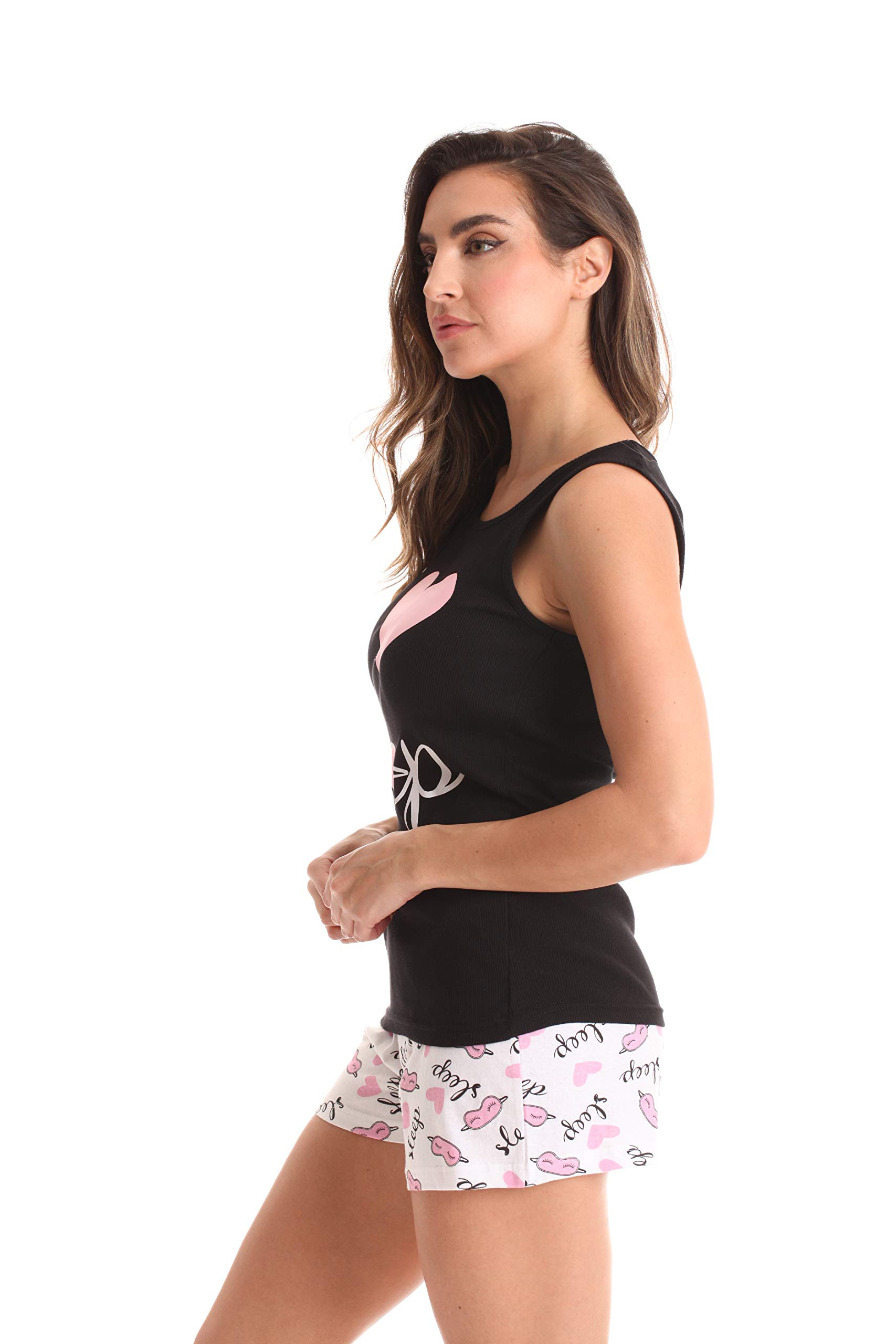 Just Love Women Sleepwear Short Sets Woman Pajamas 6322-10381-BLK-3X