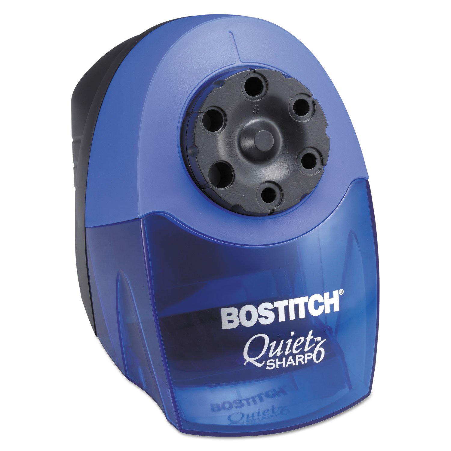 Bostitch EPS10HC QuietSharp 6 Classroom Electric Pencil Sharpener, Blue