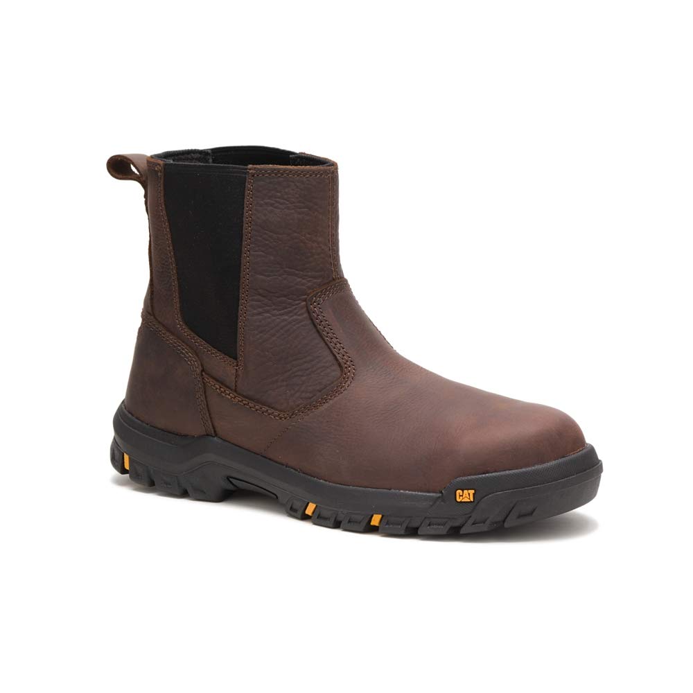 Cat Footwear Men's Wheelbase Steel Toe Work Boot, Clay, 9.5