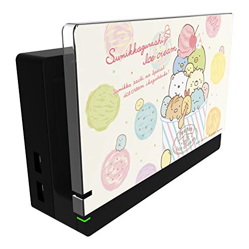 Nintendo and San-X Official Kawaii Nintendo Switch Character Dock Cover -Sumikko Gurashi (Things in the Corner) Pen Pen Ice Cream-