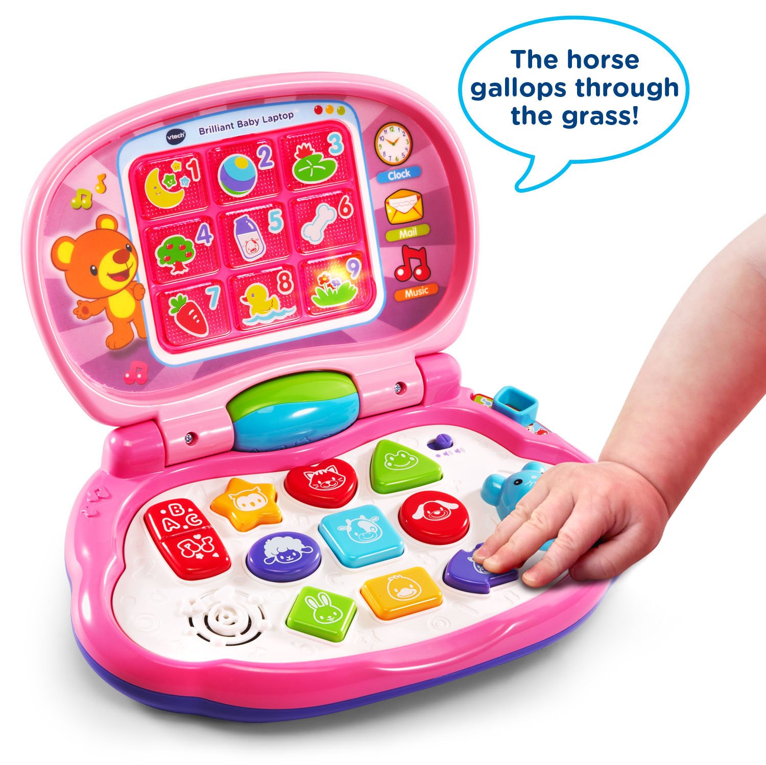 VTech Brilliant Baby Laptop (Retail Packaging), Pink