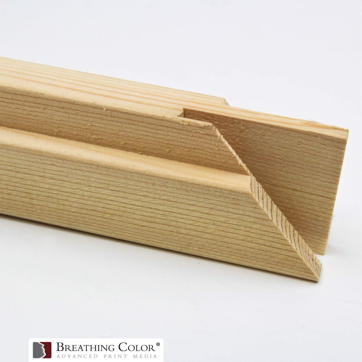 1.5" Deep Pre-Notched - 72", 30pk Stretcher Bars Measuring between Eight Inches & 72 Inches Long Crafted from Kiln-Dried Solid Pine Wood for Gallery Wraps of Your Photo Prints or Artwork For Display"