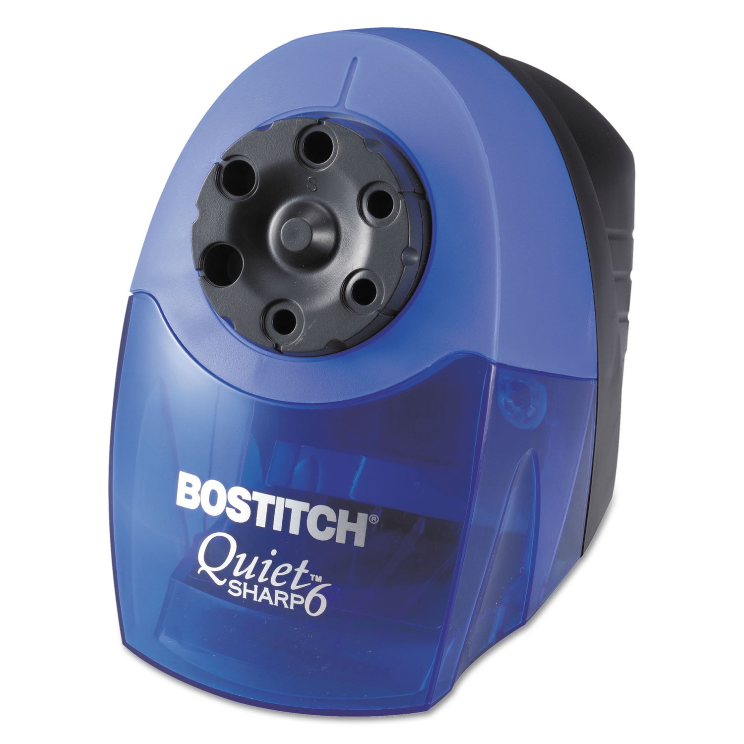 Bostitch EPS10HC QuietSharp 6 Classroom Electric Pencil Sharpener, Blue