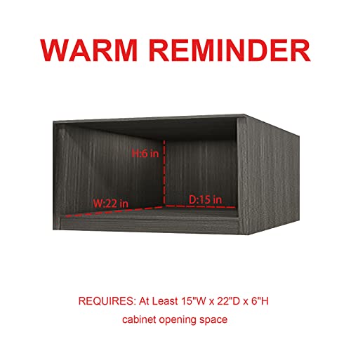 SITE Pull Out Cabinet Organizer 14" W x 21" D Heavy Duty Under Kitchen Cabinet Sliding Shelf,Requires At Least 15β Cabinet Opening, Chrome Finish