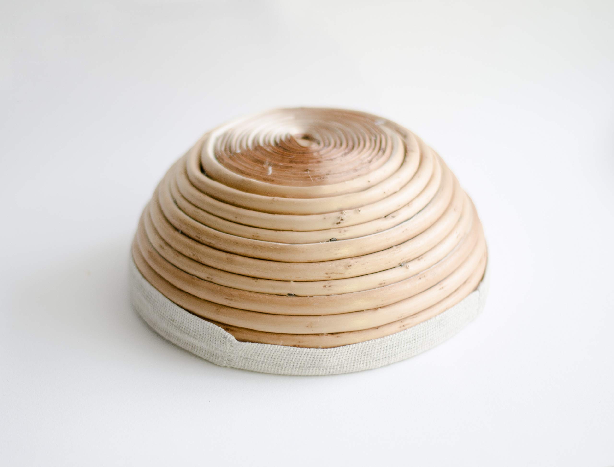 Bread Banneton 1kg (Rounde 8.6 x 3.5 inches) Willow Proofing Basket Best Bakery Themed Gifts For Women With Linen Liner Covers