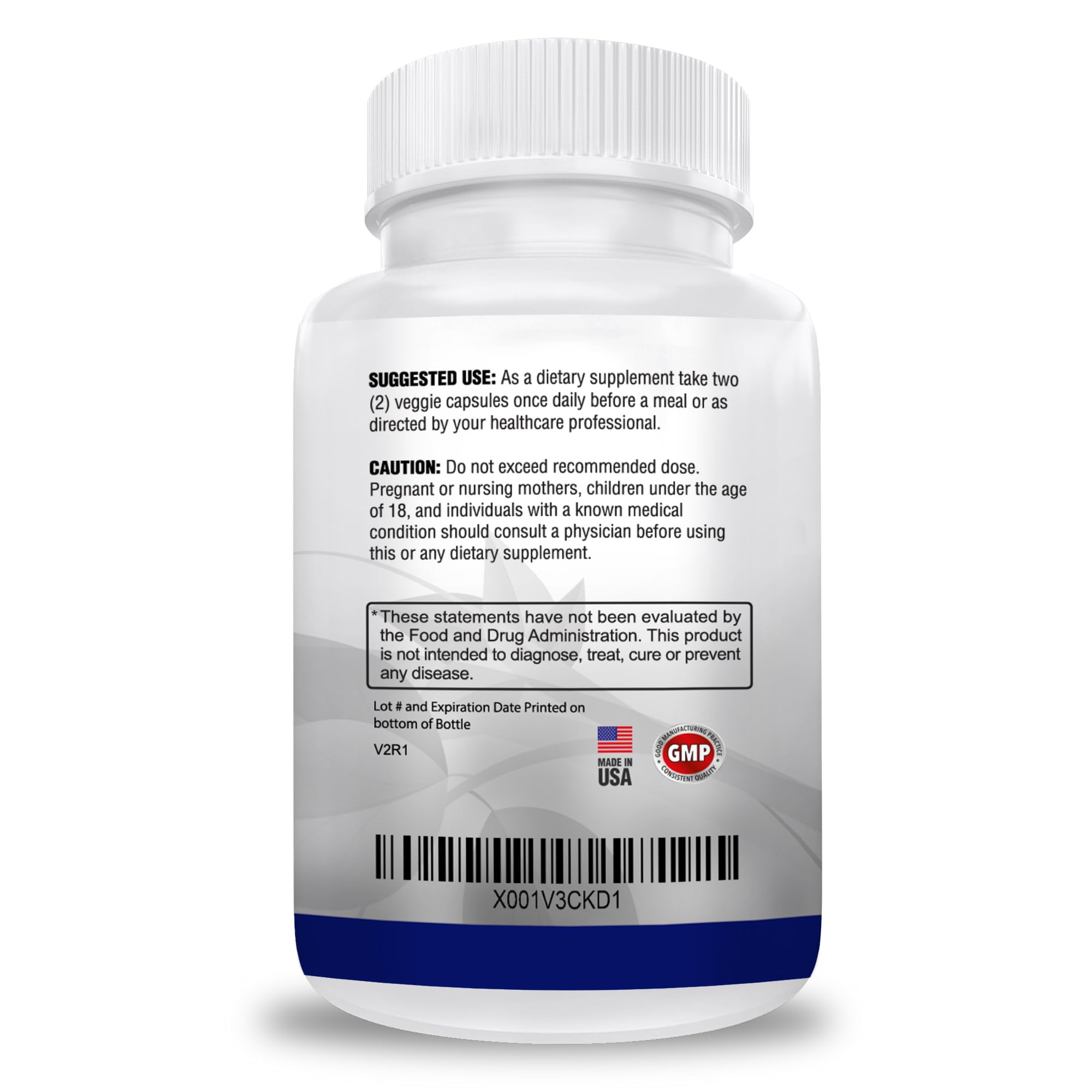 Premium Magnesium Glycinate 425mg - 180 Vegan Capsules - Helps with Stress Relief, Sleep, Muscle Cramps & Healthy Heart |