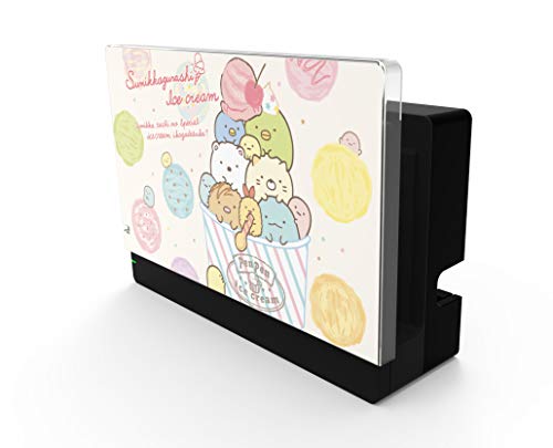 Nintendo and San-X Official Kawaii Nintendo Switch Character Dock Cover -Sumikko Gurashi (Things in the Corner) Pen Pen Ice Cream-