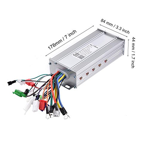 Dilwe E-Bike Controller, Brushless Controller 36V/48V 1000W Electric High Brushless Speed Controller for Electric Bike Scooter