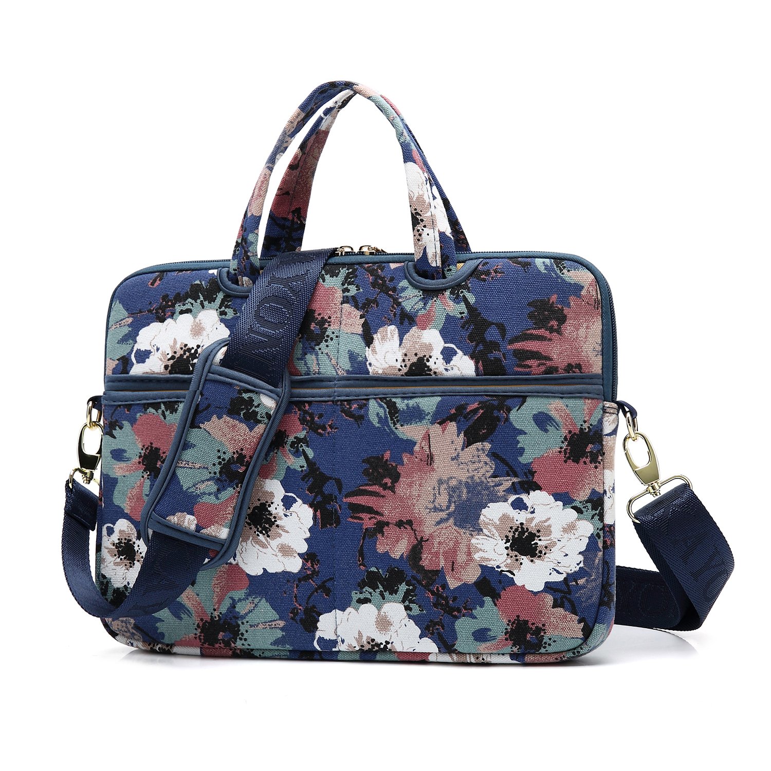 kayond Watercolor orchid Patten water resistant Laptop Shoulder Messenger Bag Case Sleeve for 14 Inch 14.1 Inch Laptop,Laptop Briefcase