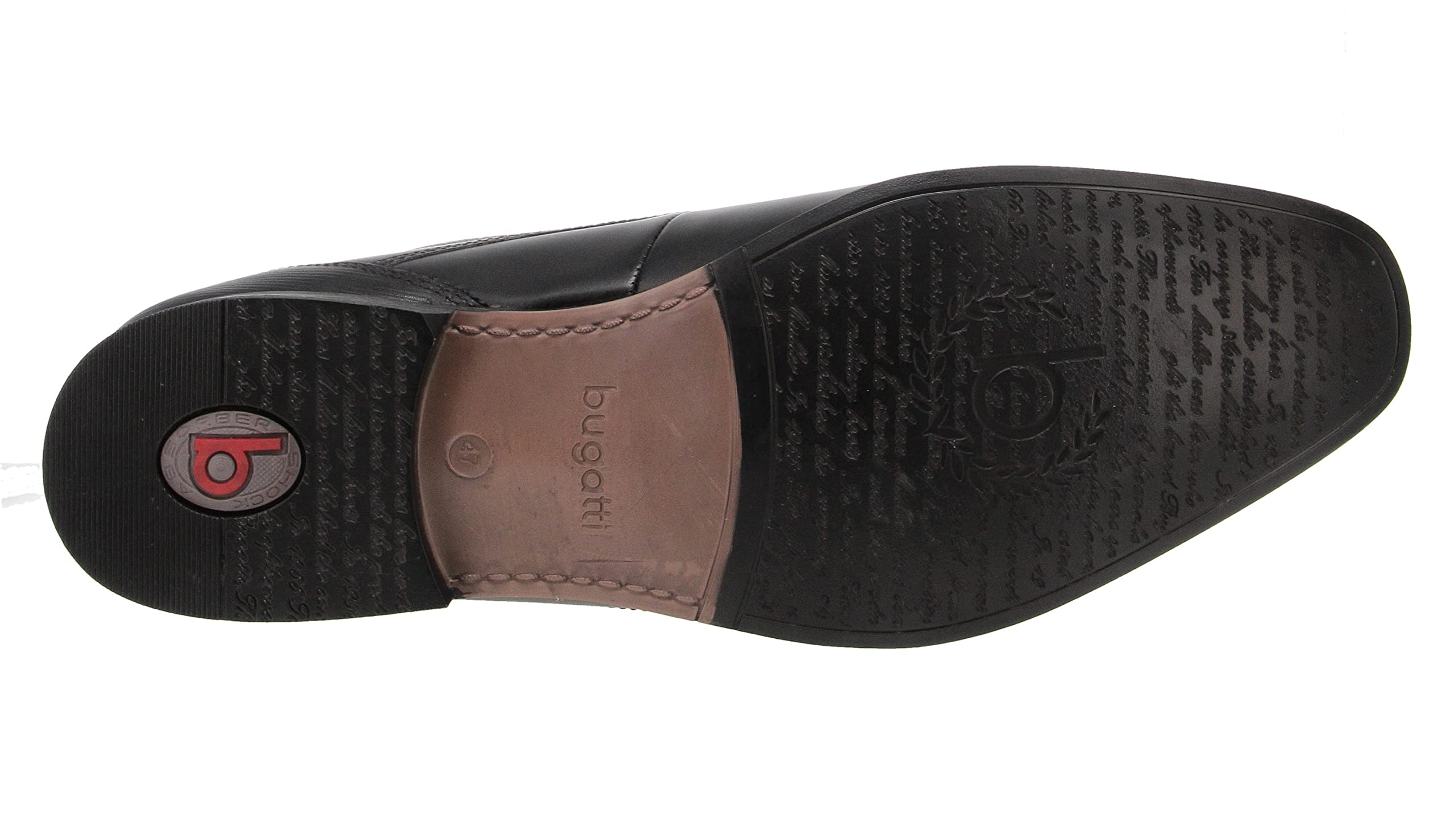 bugatti Men's 312101121000 Derbys, Black Schwarz 1000, 13