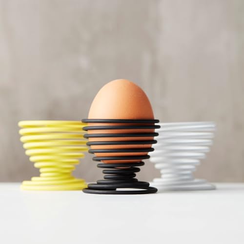 A'Domo PV-CHR-3187 Point-Virgule Wire Egg Cup 5X5X5Cm (by 12 Pcs), Steel, Black