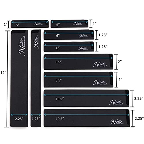 Chef’s Knife Roll (14 slots) and 10 Piece Knife Guards Bundle. Knife Bag Holds 10 Knives PLUS Meat Cleaver and Zippered Pouch. Knives Sheaths are Durable, Non-BPA, and Felt-Lined. Knives Not Included
