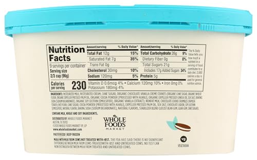 365 by Whole Foods Market, Ice Cream Cookies And Cream, 1.5 Quart