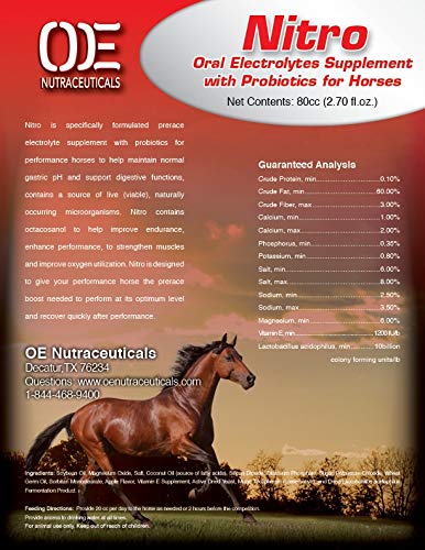OE NUTRACEUTICALS Nitro Oral Horse Suppliement (4 Doses)