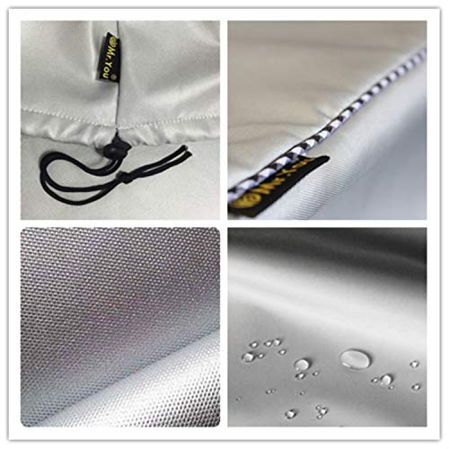 Large Tire Cover Seasonal Tire Tote Tire Storage Bag Seasonal Tire Cover,Waterproof Dust-Proof (Diameter 28",Silver Coated)