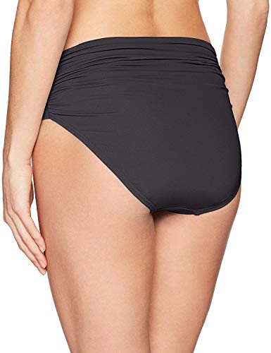 Vince Camuto Women's Standard Convertible High Waist Bikini Bottom Swimsuit, Surf Shades Black, Medium