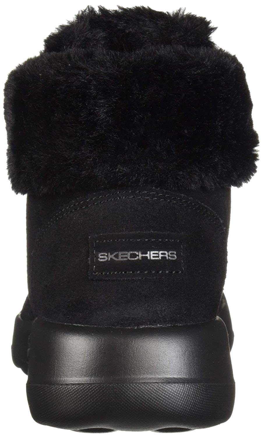 Skechers Women's On-The-go Joy-Lush Oxford Boot, Black, 10 M US