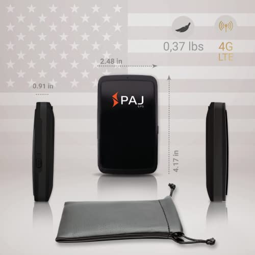PAJ GPS Allround Finder 4G β GPS Tracker for Cars, Vehicles, People & Objects β up to 40 Days Battery Life, Real Time Tracking, Anti-Theft-Protection Tracking Device, Vehicle GPS Tracker