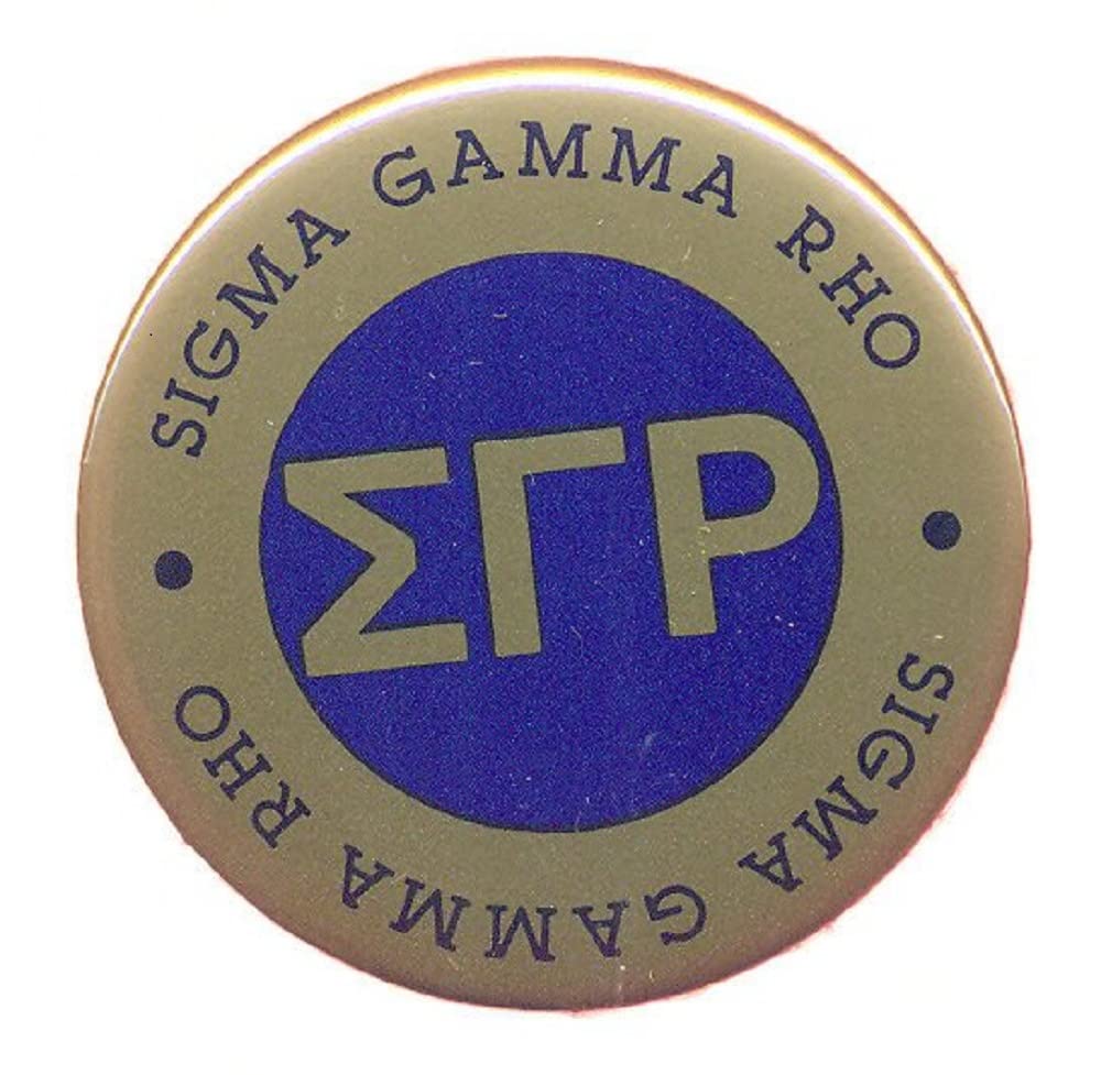 Sigma Gamma Rho Sorority Round Shape Pin