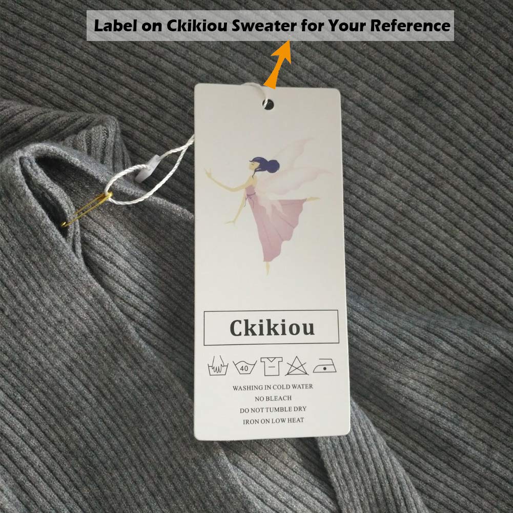 Ckikiou Womens Lightweight Oversized Boat Neck Sweaters Tops Dolman Batwing Sleeve Ribbed Knitted Pullovers Gray
