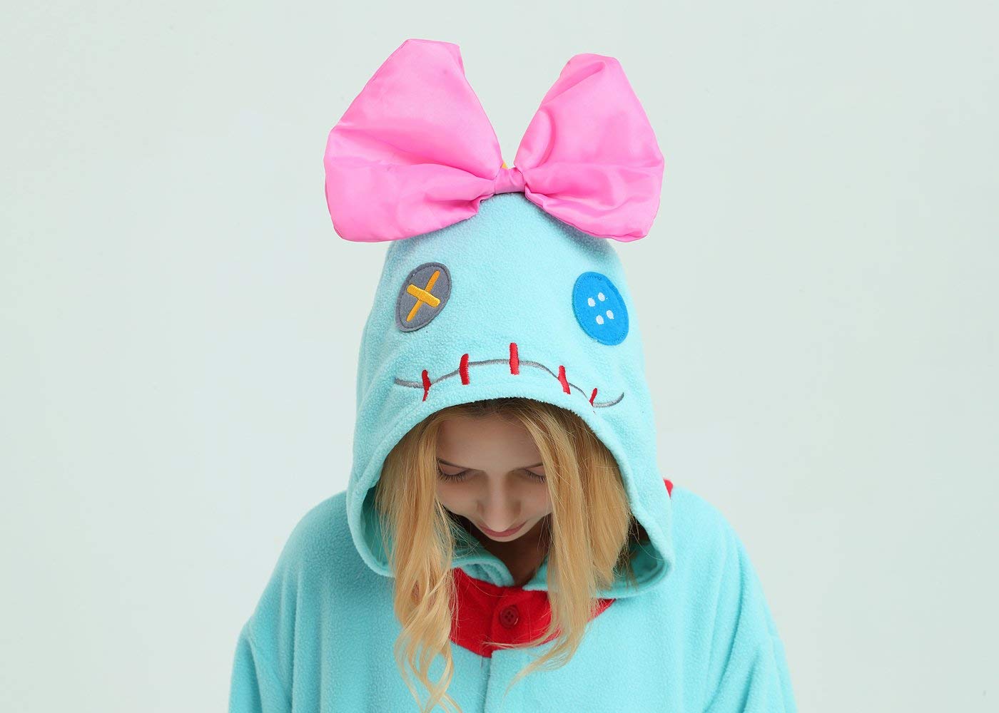 HALLOWITCH Scrump The Doll Onesie Costume for Adult Men Women and Teens. S