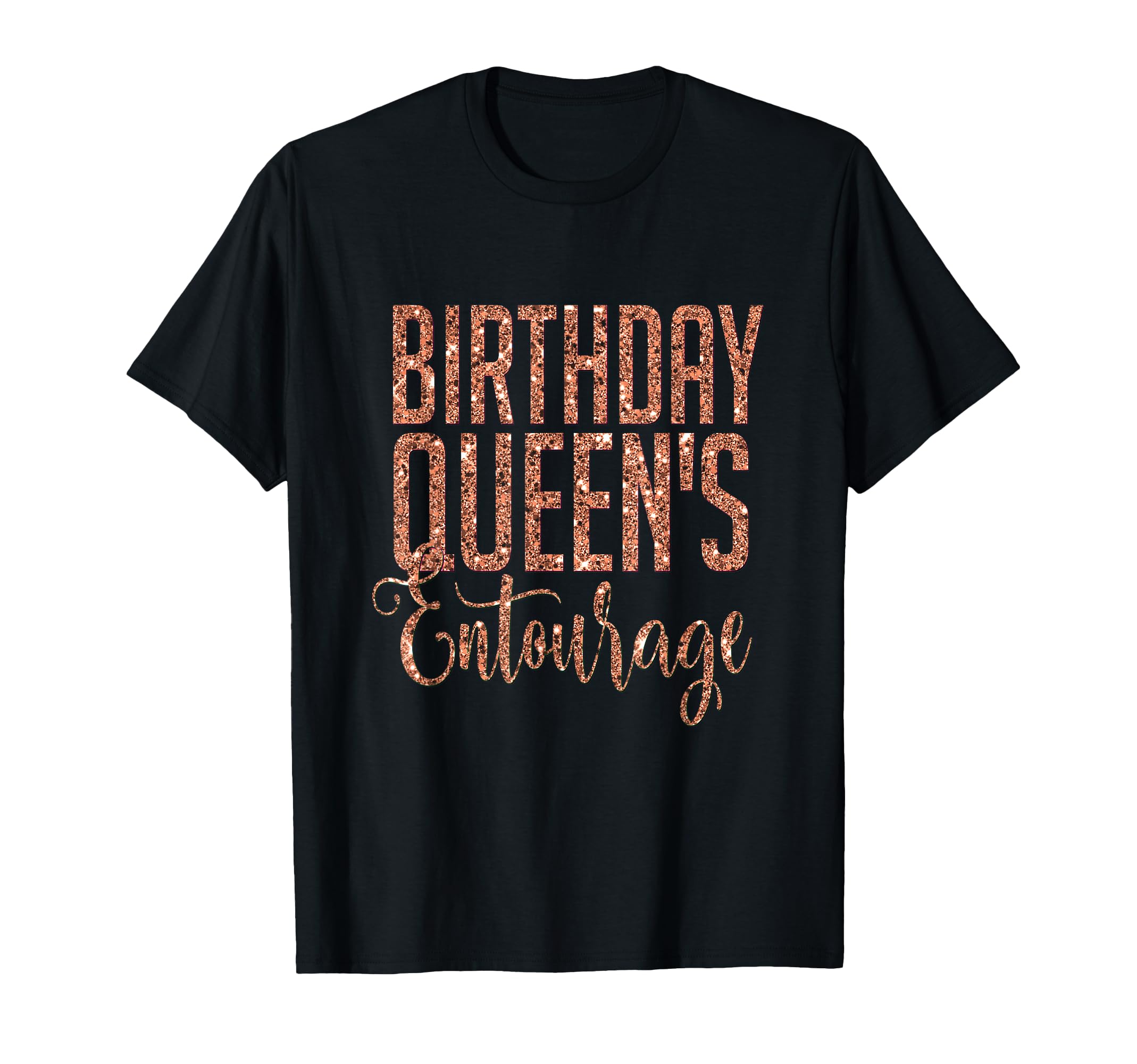 Birthday Queens Squad Gift Rose Squad Crew T-Shirt