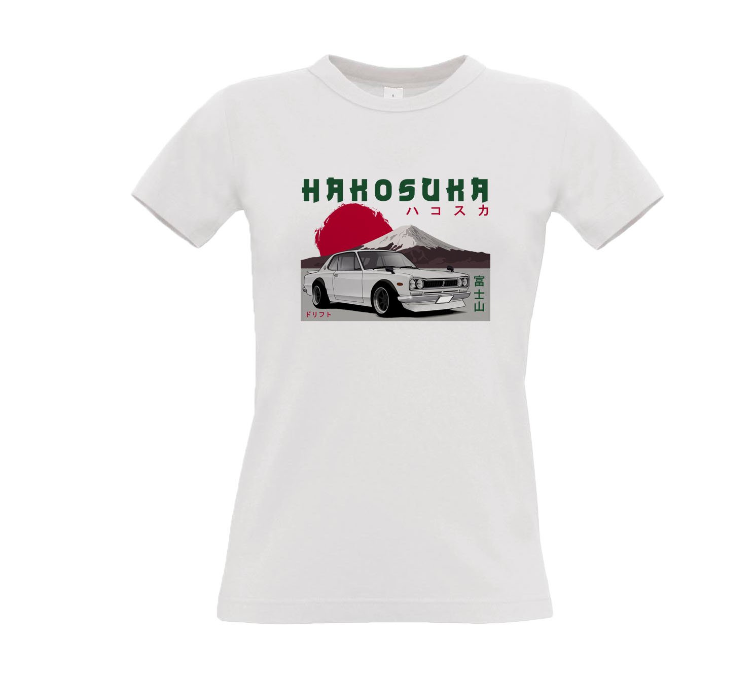 Legendary JDM Hero Nismo/Nissan Hakosuka GTR Skyline Women's T-Shirt White