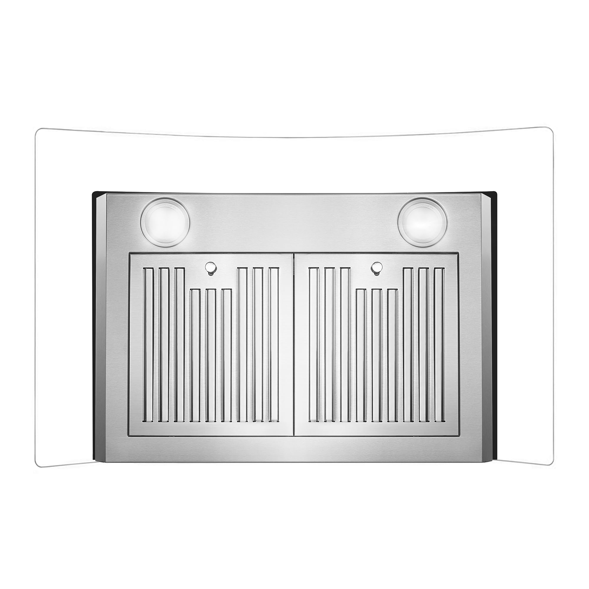 COSMO COS-668WRCS75 30 in. Vista Collection 380 CFM Ducted Wall Mount Range Hood, Touch Controls, LED Lights, Stainless Steel