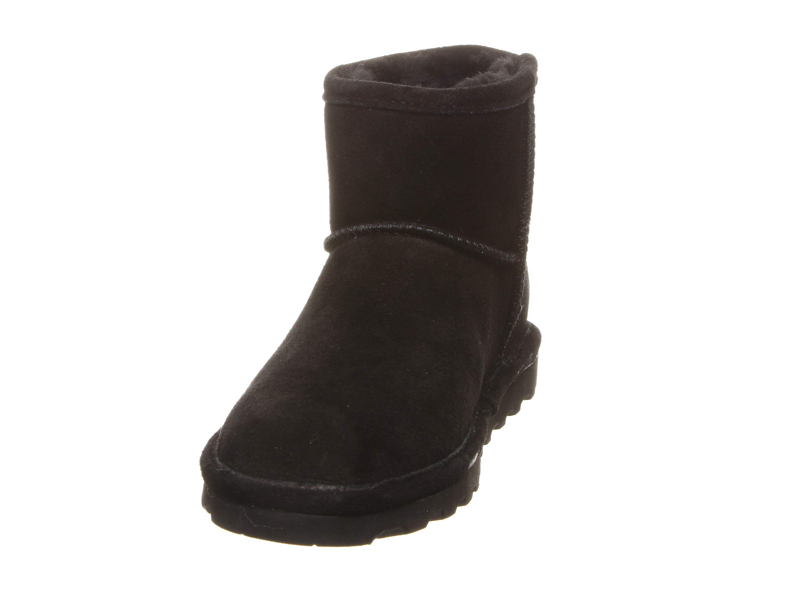 BEARPAW Women's Alyssa Black Size 10 | Women's Ankle Boot | Women's Slip On Boot | Comfortable Winter Boot
