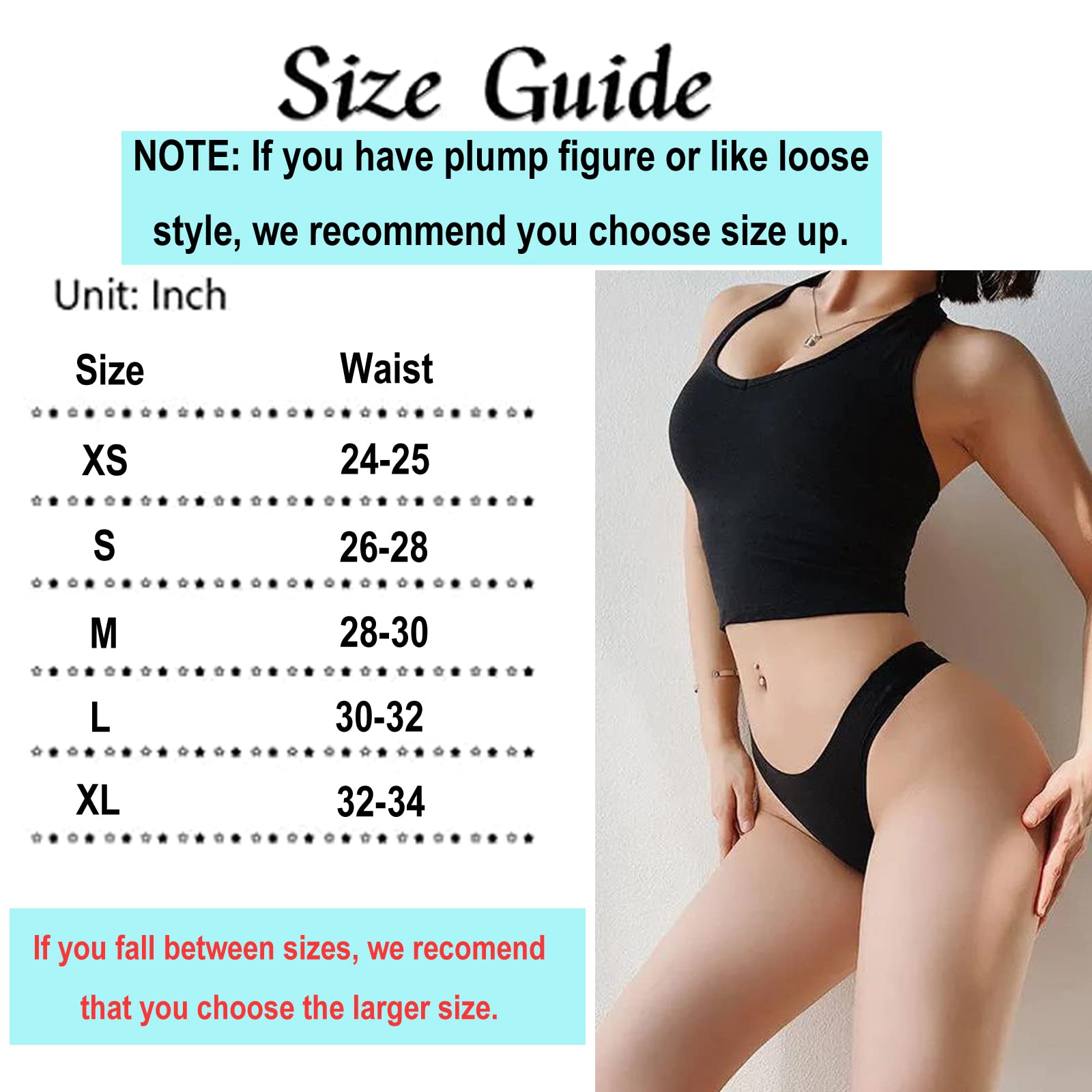 Bolivelan Womens Mid-Rise Seamless Thongs Comfy Underwear G-Strings Panties (Nude,US4)