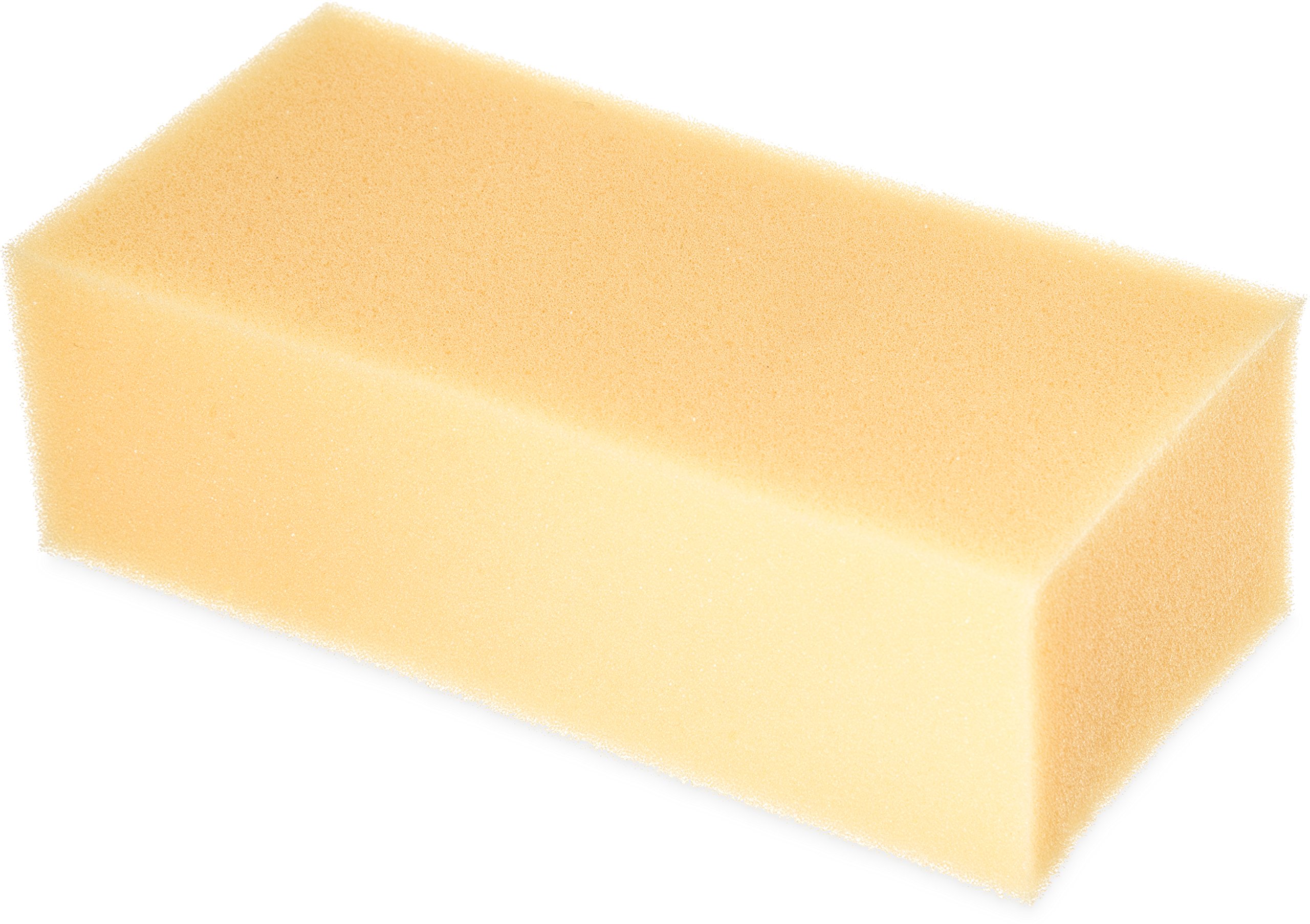 Carlisle FoodService Products 36550100 Commercial Cleaning/Washing Foam Sponge, 8.25", Yellow