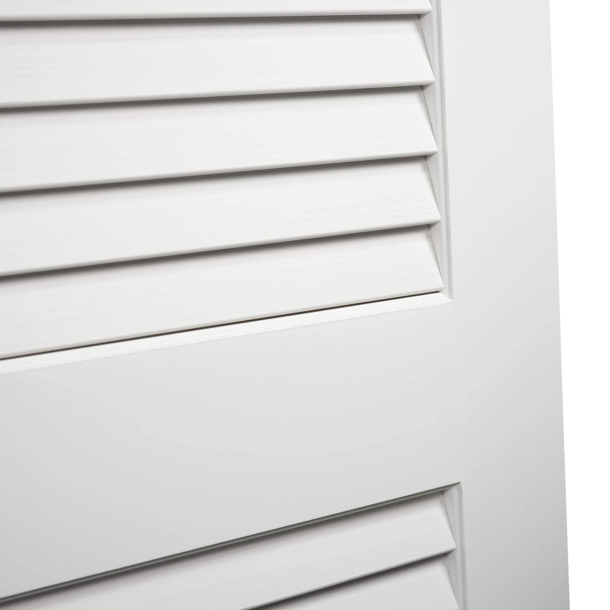 Louver-Louver Plantation Interior Door Slab Kimberly Bay® White (80x30)
