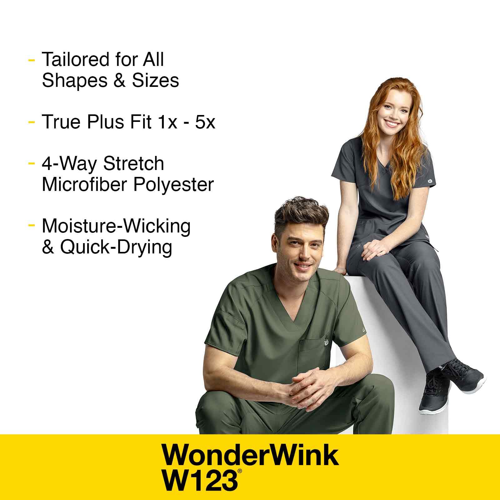WonderWink W123 Women’s Crew Neck Warm-Up Jacket — Black, Small