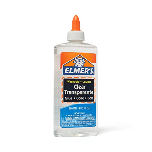 Elmer's Liquid School Glue, Clear, Washable, 9 Ounces, 24 Count - Great for Making Slime