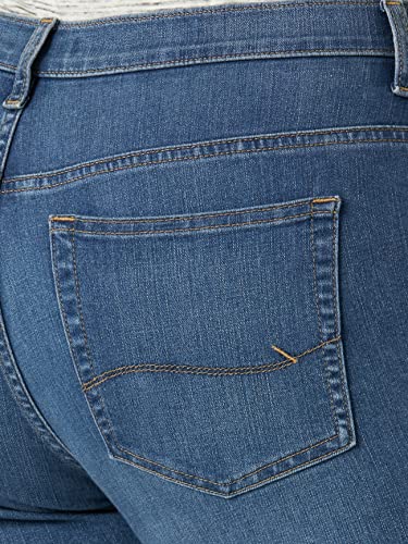 Lee Women's Size Relaxed Fit Denim Capri Jean, soar, 22 Plus