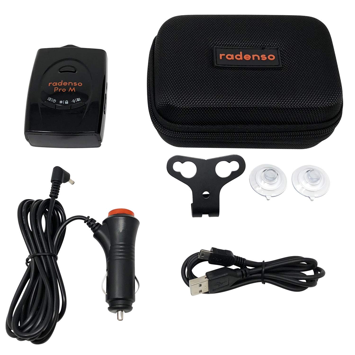 Radenso Pro M Radar Detector with Less False Alerts, Small Size, USA Technical Support, GPS Lockouts