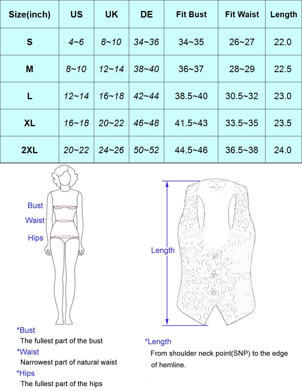 GRACE KARIN Suit Vest For Women Sleeveless Dressy Waistcoat Vest