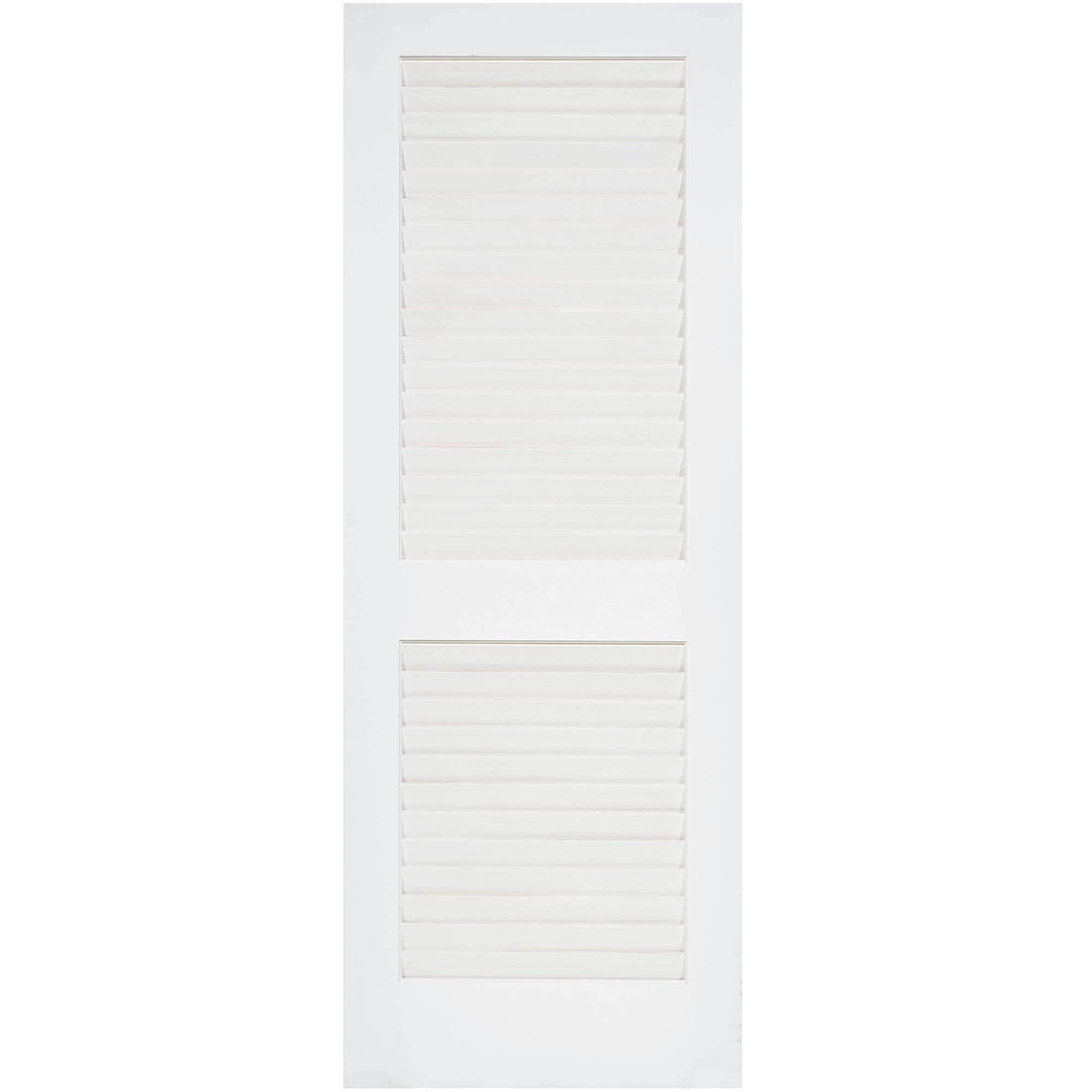 Louver-Louver Plantation Interior Door Slab Kimberly Bay® White (80x30)