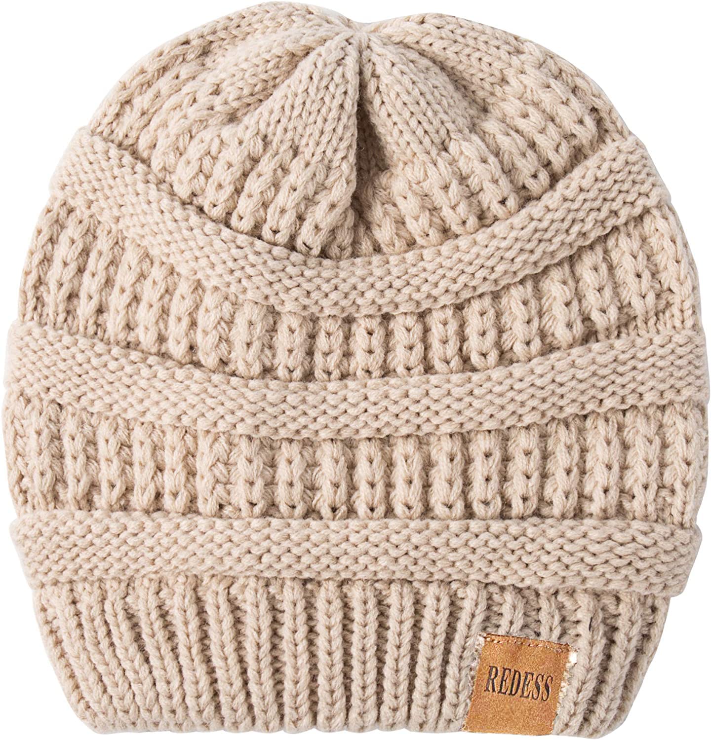 REDESS Slouchy Beanie Hat for Women Winter Warm Chunky Soft Oversized Cable Knit Cap