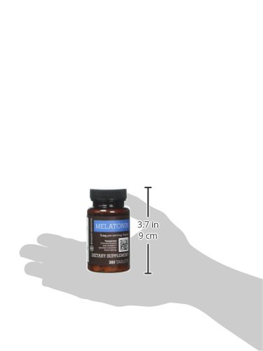 Amazon Elements Melatonin 3mg, Helps with occasional sleeplessness, Vegan, Unflavored, 260 Tablets, 8 month supply (Packaging may vary)