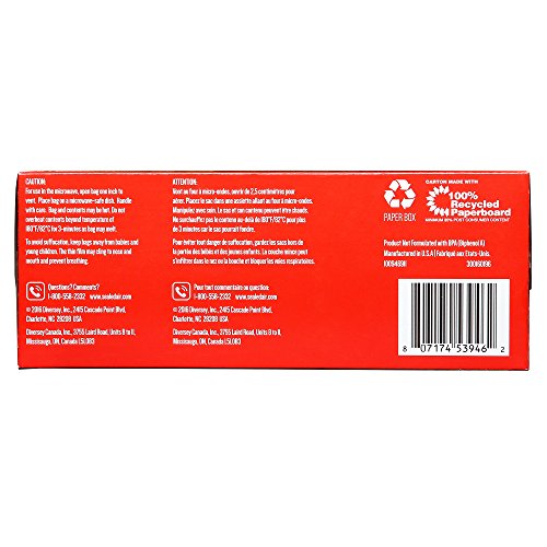 Diversey-100946911 CRYOVAC Resealable Double Zipper Quart Storage Bags (50 Bags)