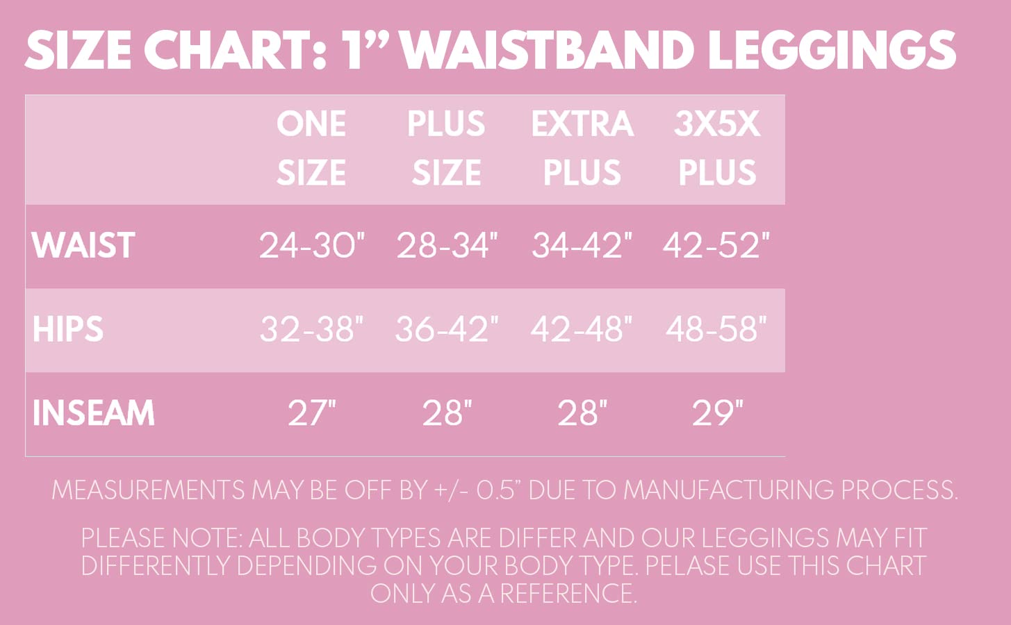 Leggings Depot Womens 1" Waistband High Waisted Solid Leggings Pants (Full Length, Black, 1X-3X)