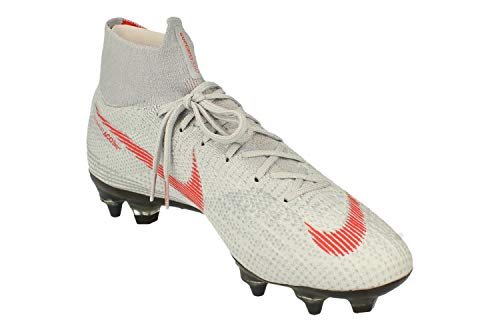 Nike Superfly 6 Elite SG-Pro AC Mens Football Boots AH7366 Soccer Cleats (UK 6.5 US 7.5 EU 40.5, Wolf Grey Light Crimson 060)