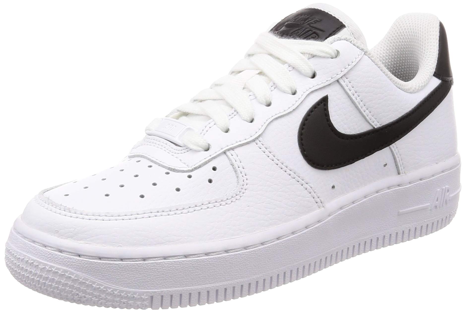 NIKE Women's Basketball Shoes, White White White Black 152, 7.5